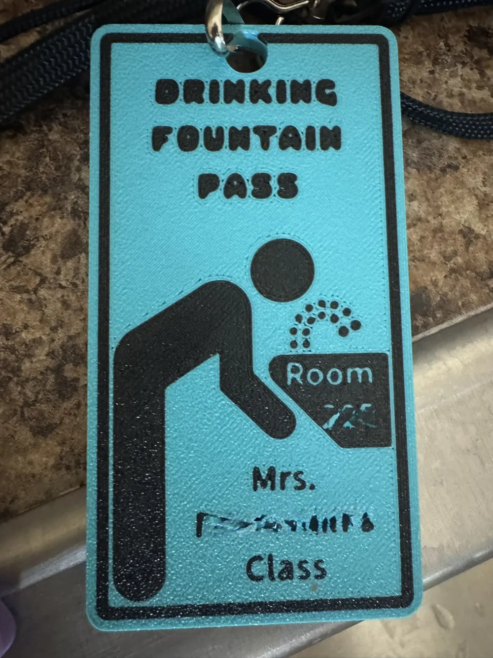 Classroom Hall Pass - Free 3D Print Model - MakerWorld