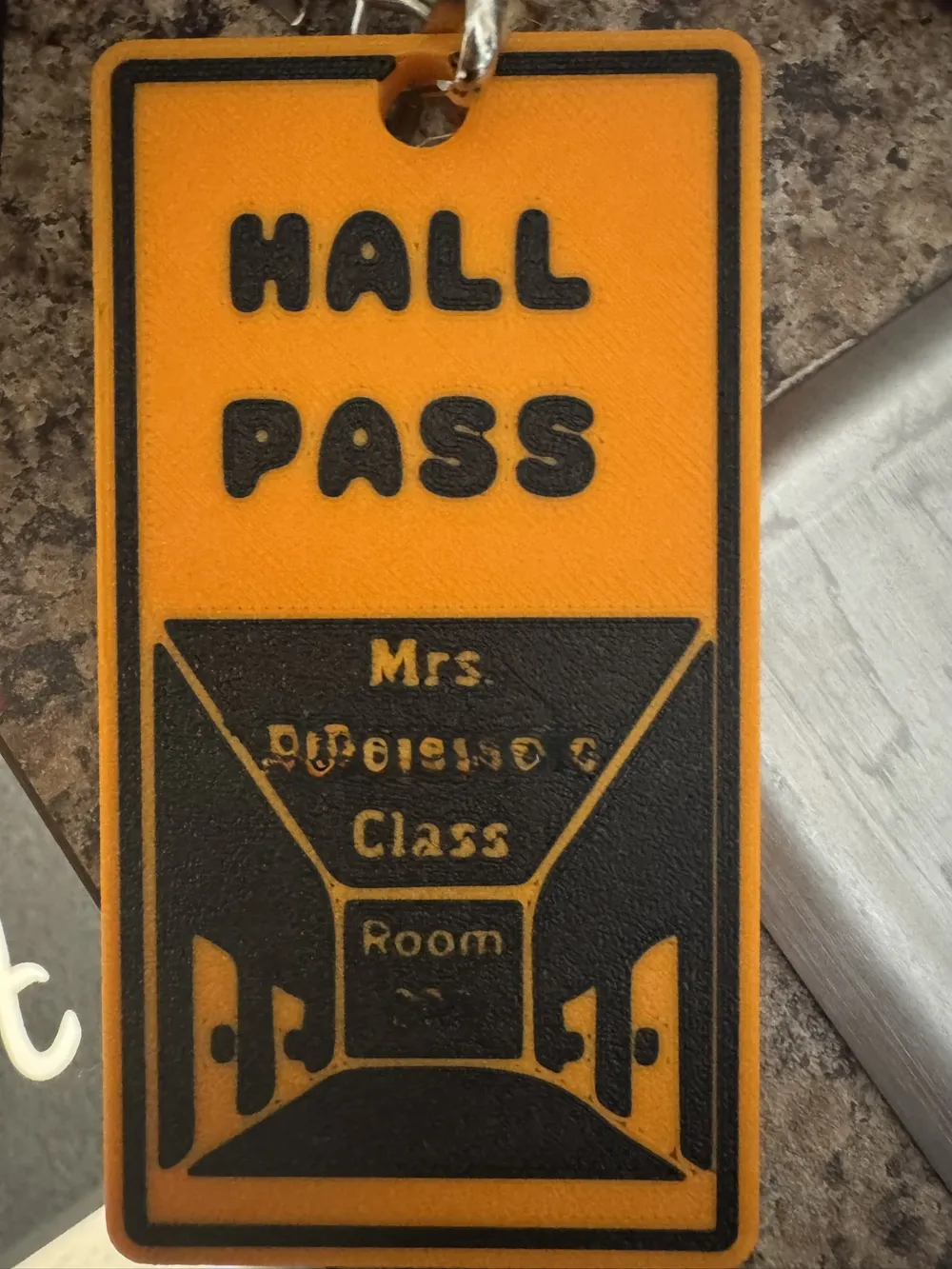 Classroom Hall Pass by Havvac03 MakerWorld: Download Free 3D Models