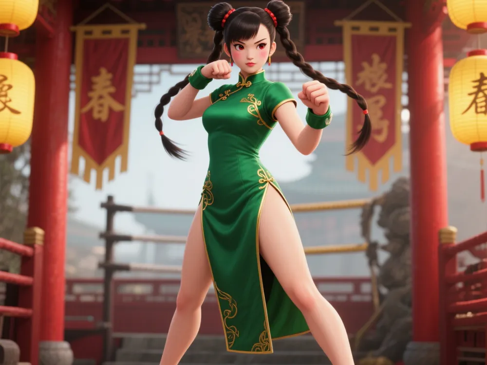 Street Fighter Chun-Li Figurine by 手办设计师 MakerWorld: Download Free 3D ...