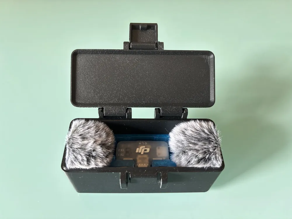 Dji Mic Mini travel case (two Tx, new Rx) 100mm - Free 3D Print Model ...