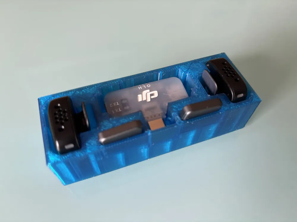 Dji Mic Mini travel case (two Tx, new Rx) 100mm - Free 3D Print Model ...