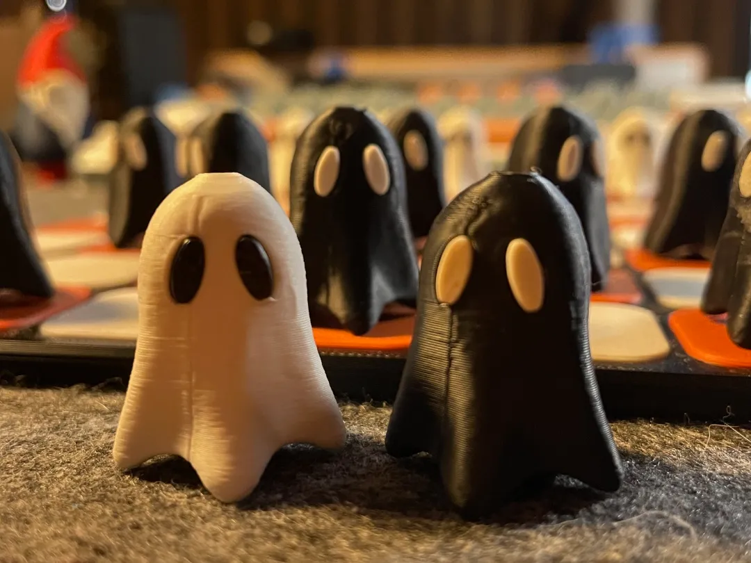 Magnetic Ghost Checkers - Free 3D Print Model - MakerWorld