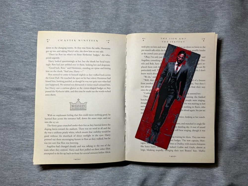John Wick Hueforge Bookmark - 2 sizes by Hey Ben MakerWorld: Download ...