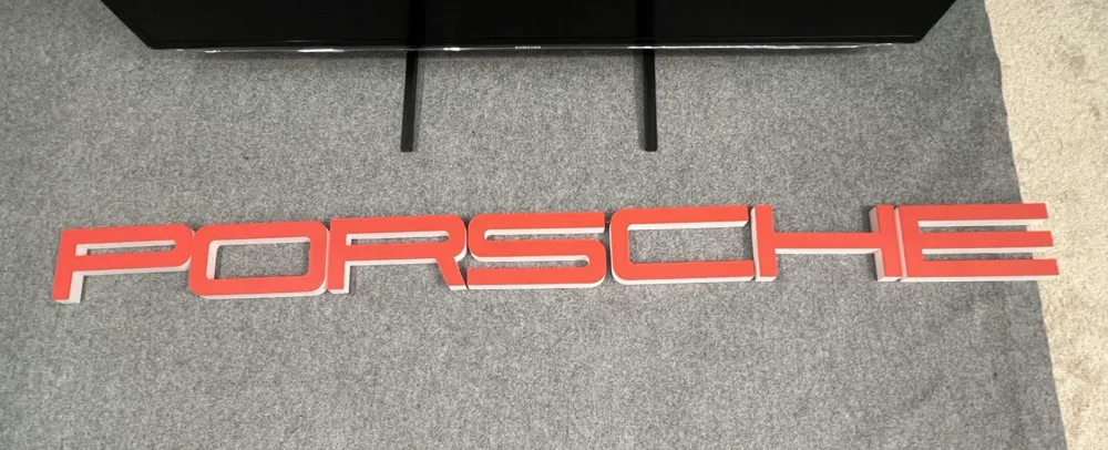 Porsche LOGO wall decor by RedLine - MakerWorld