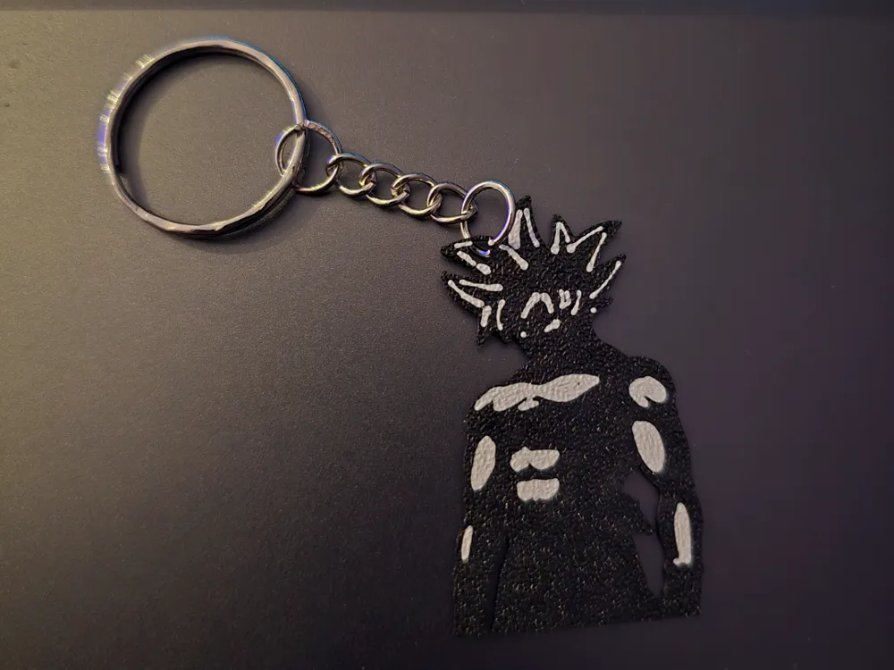 Dragon Ball Goku Super Saiyan Ultra Art Keychain by Frankie - MakerWorld