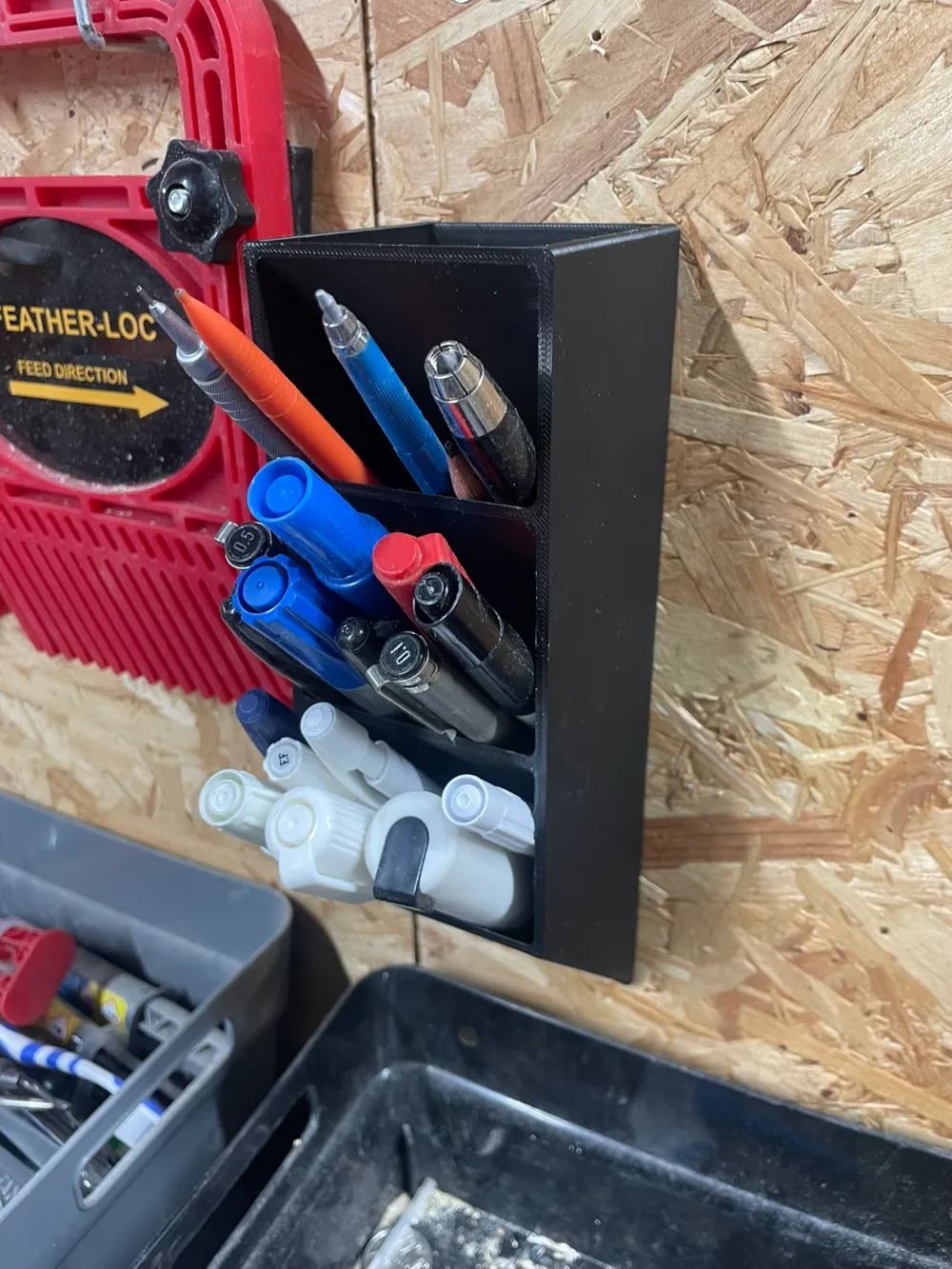 Wall mounted pencil holder by RobVanBobbert MakerWorld: Download Free 3D Models