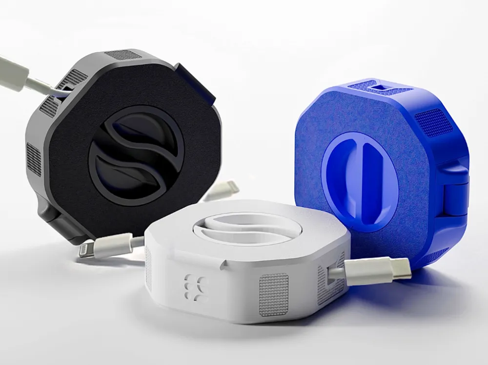 ORGANIZADOR DE CABLES PORTÁTIL - imprimir en su lugar - Modelo de ...