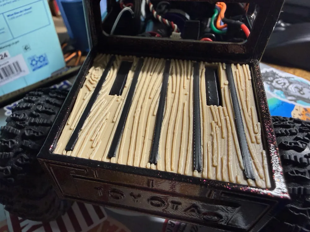 wood grain bed for wt micro fj45 crew body - Free 3D Print Model ...