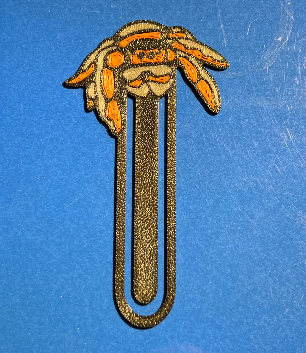 Jumping Spider Bookmark by vernsart - MakerWorld