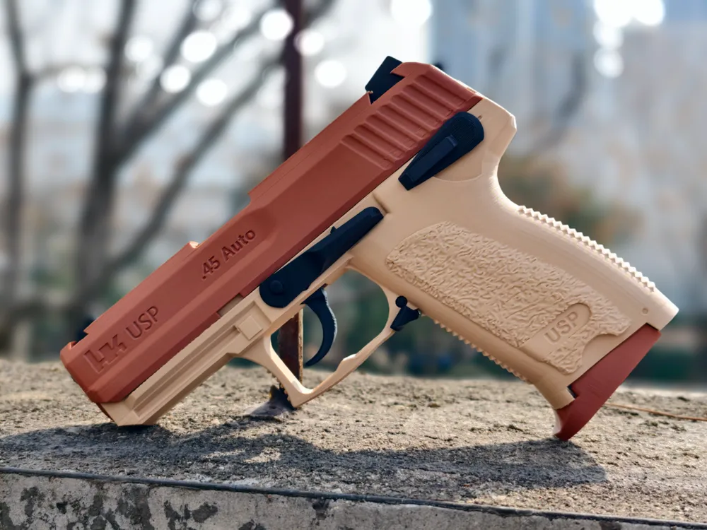 H&K USP .45 COMPACT Toy pistol(No move or launch) by 补补觉去 MakerWorld ...