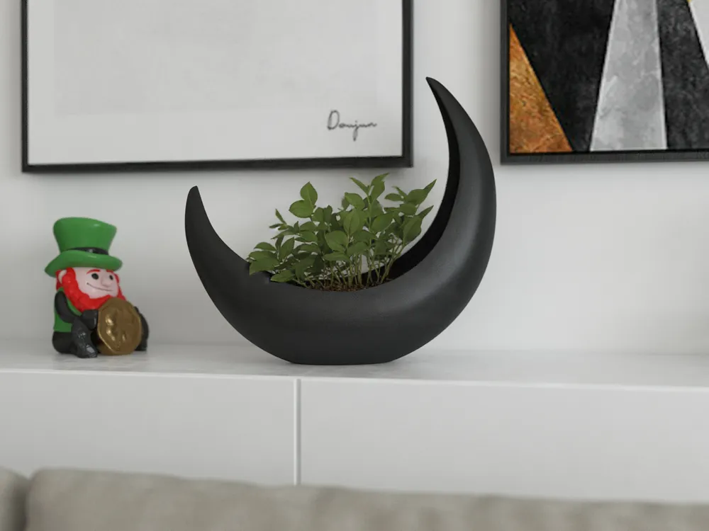 Lua Negra - Decoração para Casa Stlcraft - Modelo gratuito para ...