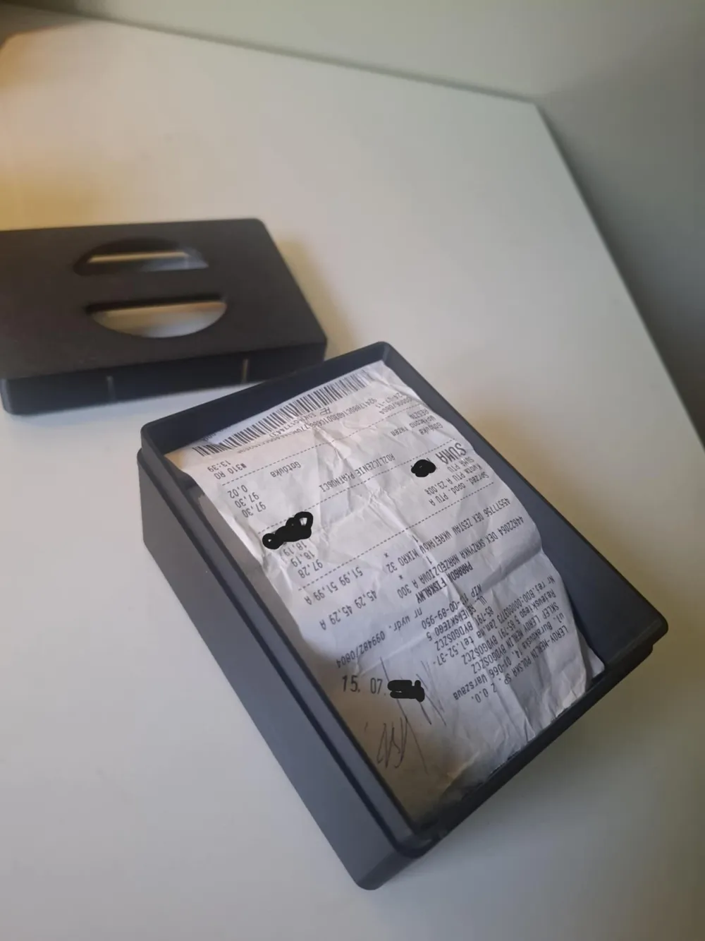 Receipt box by BigosikMakerWorld: Download Free 3D Models