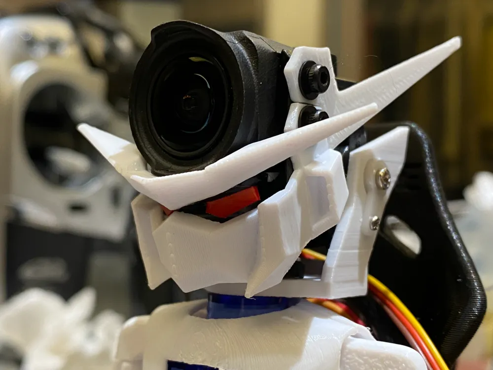 Cool looking Gundam style DJI O3 Gimbal by feng - MakerWorld