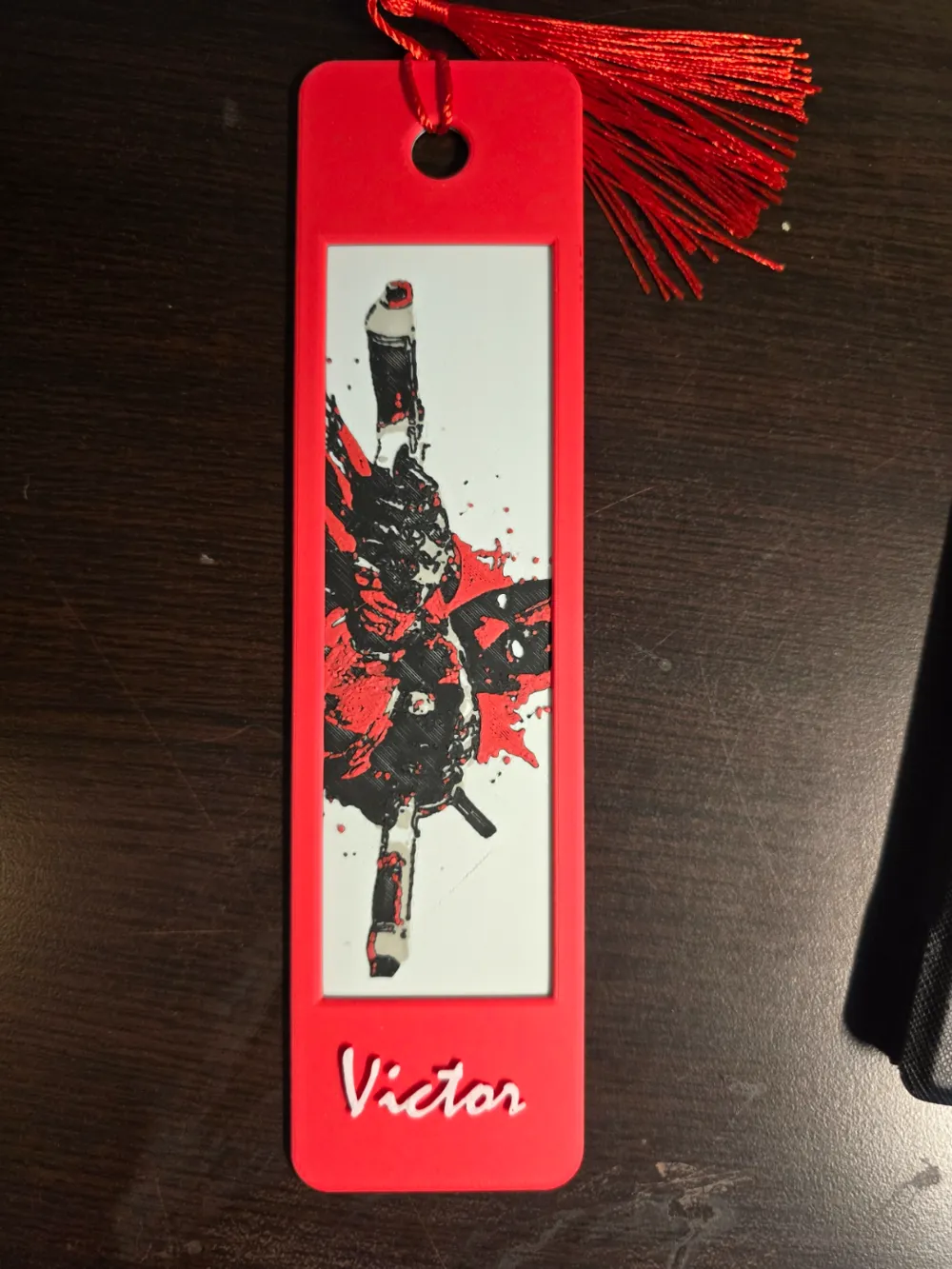 Deadpool Hueforge Bookmark (personalized) by DevonA - MakerWorld