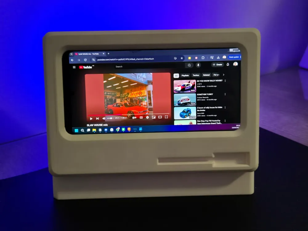 Mini Retro Macintosh | Phone Dock | Mini Screen - Free 3D Print Model ...