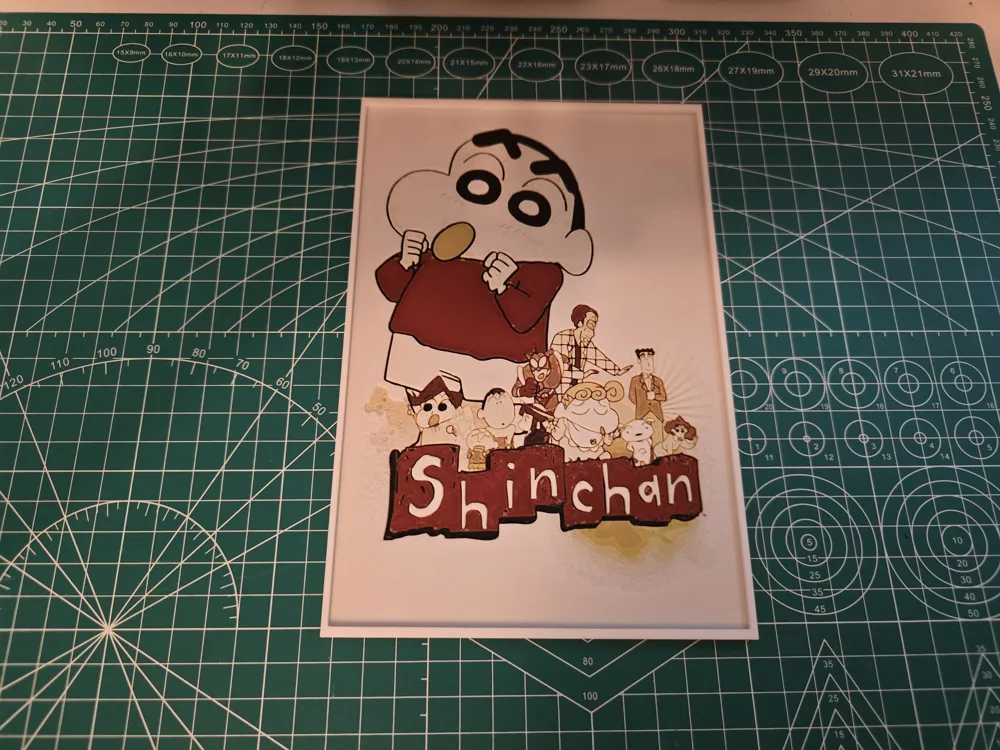 Crayon Shin-chan Anime Poster - Hueforge Art - Modèle d'Impression 3D ...