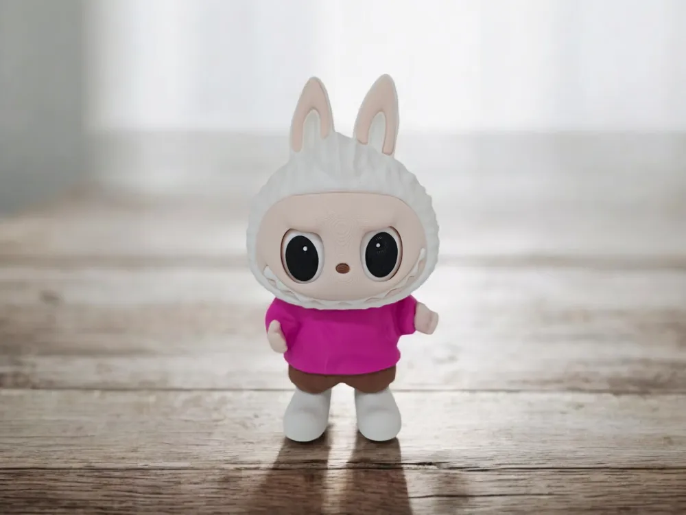 20cm LABUBU - Multipart with moving eyes by 3Devil MakerWorld: Download Free 3D Models