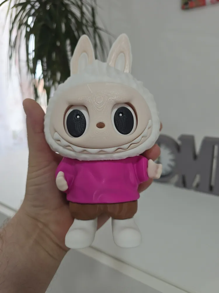 20cm LABUBU - Multipart with moving eyes by 3Devil MakerWorld: Download Free 3D Models