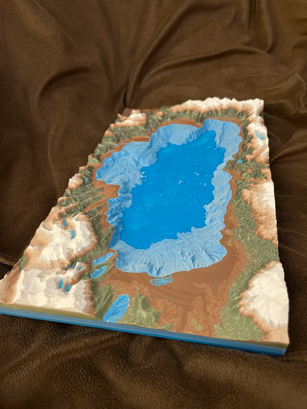 Lake Tahoe depth topography by PaleoJon - MakerWorld