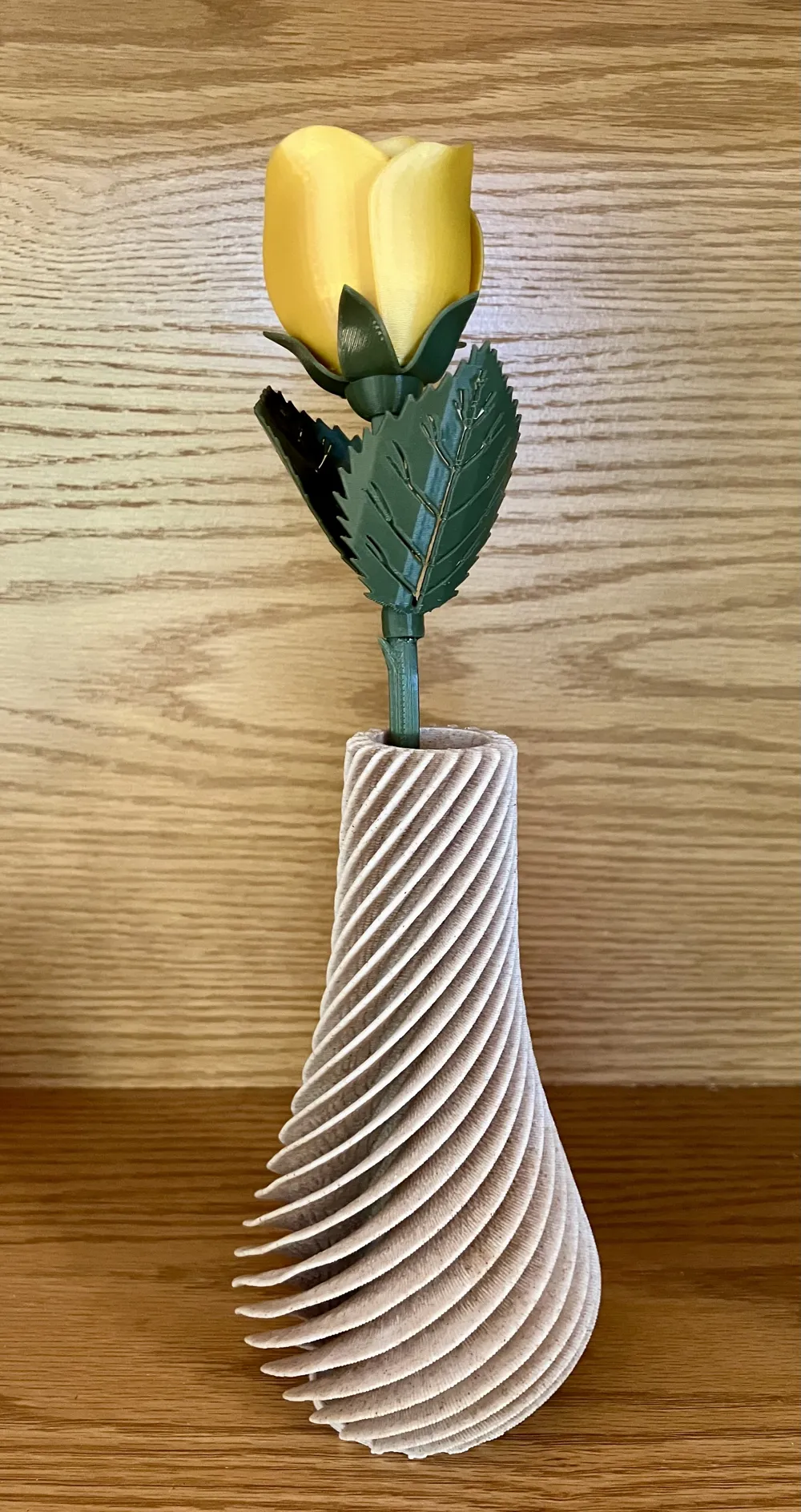 Rose with Stem, Sepals, and leaf Remixed by SpragClutch MakerWorld ...