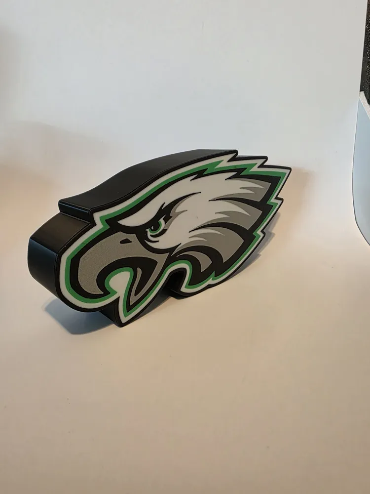 eagles logo light box - Free 3D Print Model - MakerWorld
