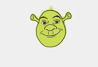shrek key chain by Dawwork - MakerWorld
