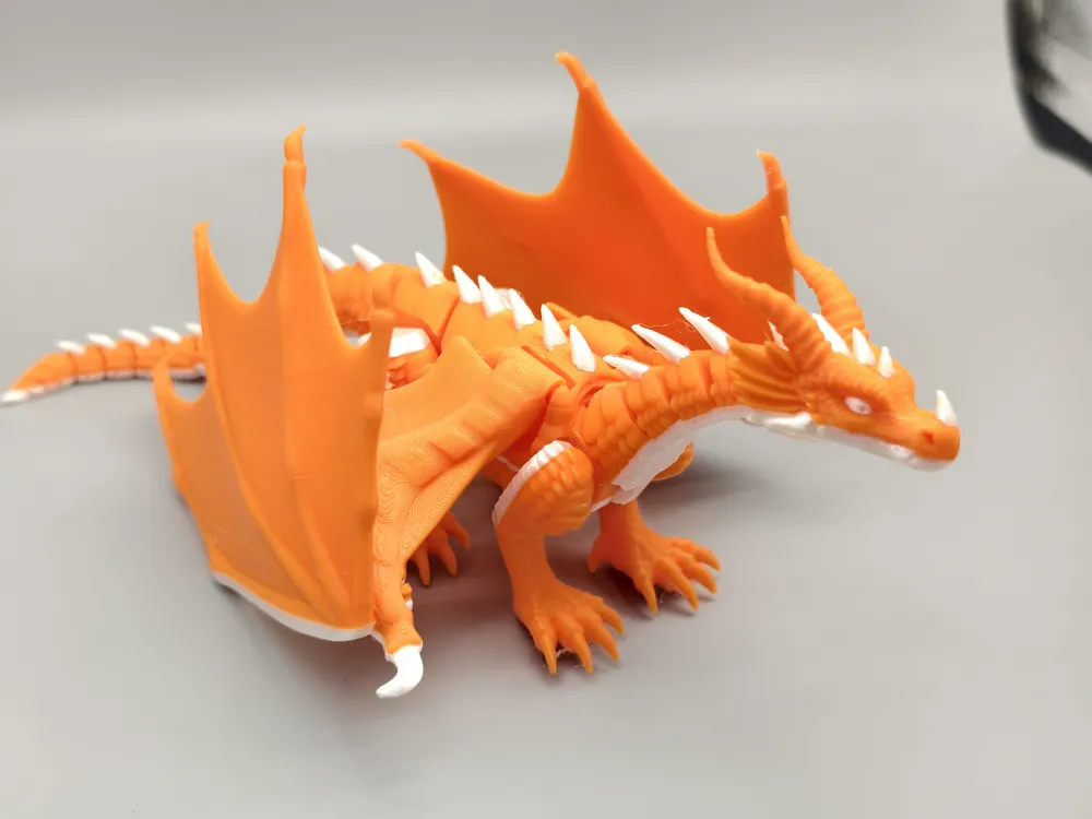 NightWing RainWing hybrid dragon, no supports, A1 mini printable - Free ...