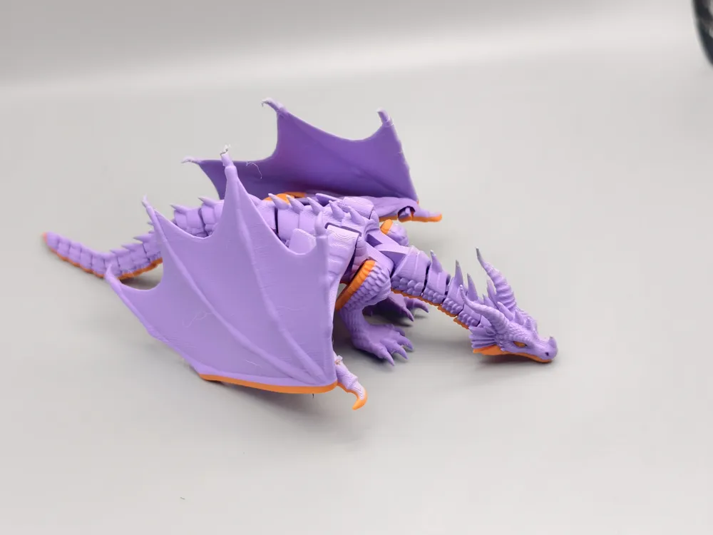 NightWing RainWing hybrid dragon, no supports, A1 mini printable - Free ...
