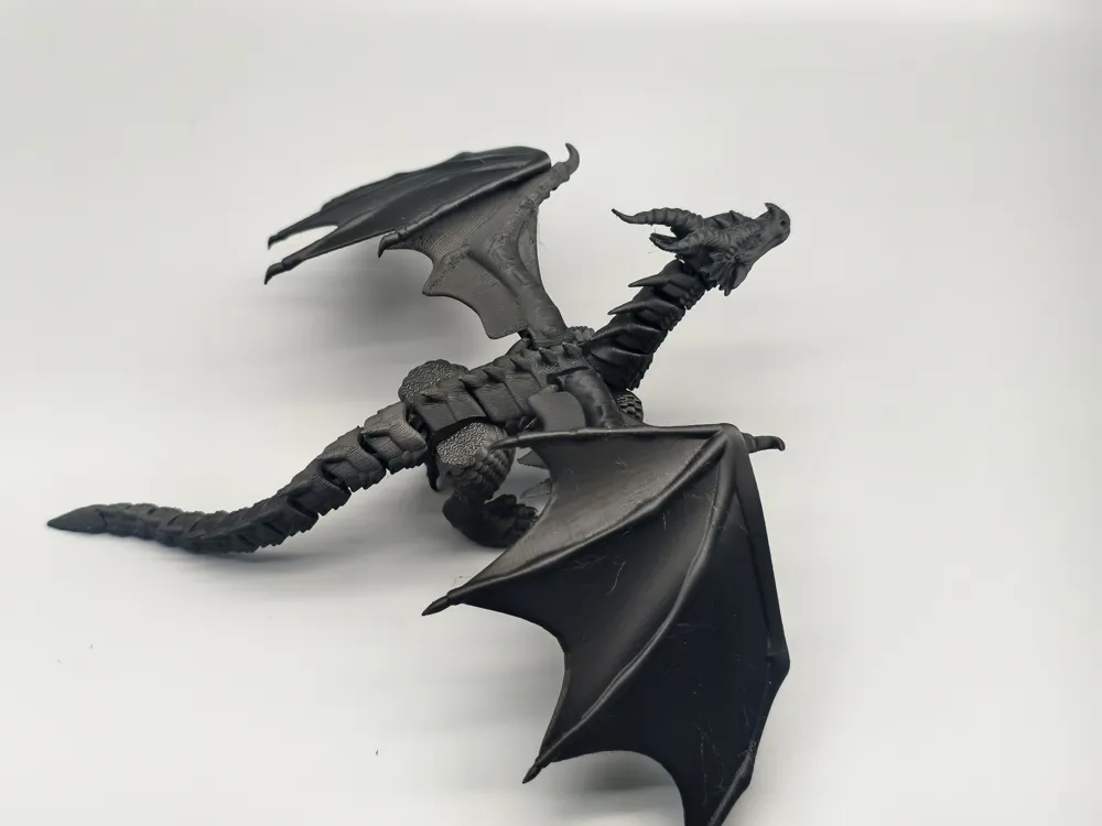 NightWing RainWing hybrid dragon, no supports, A1 mini printable - Free ...