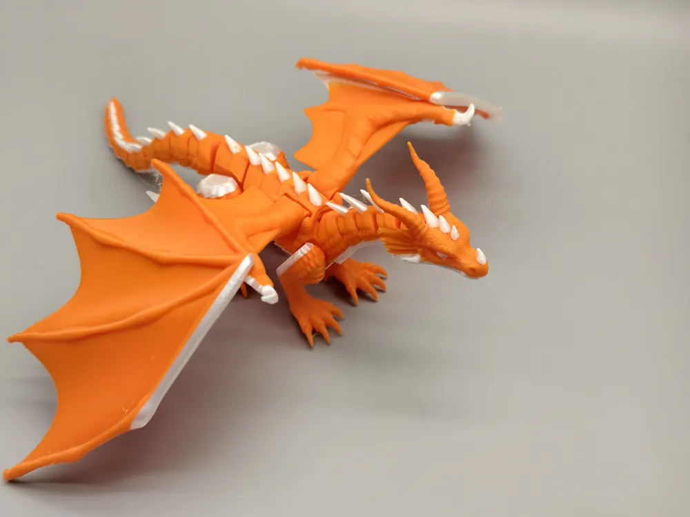 NightWing RainWing hybrid dragon, no supports, A1 mini printable - Free ...