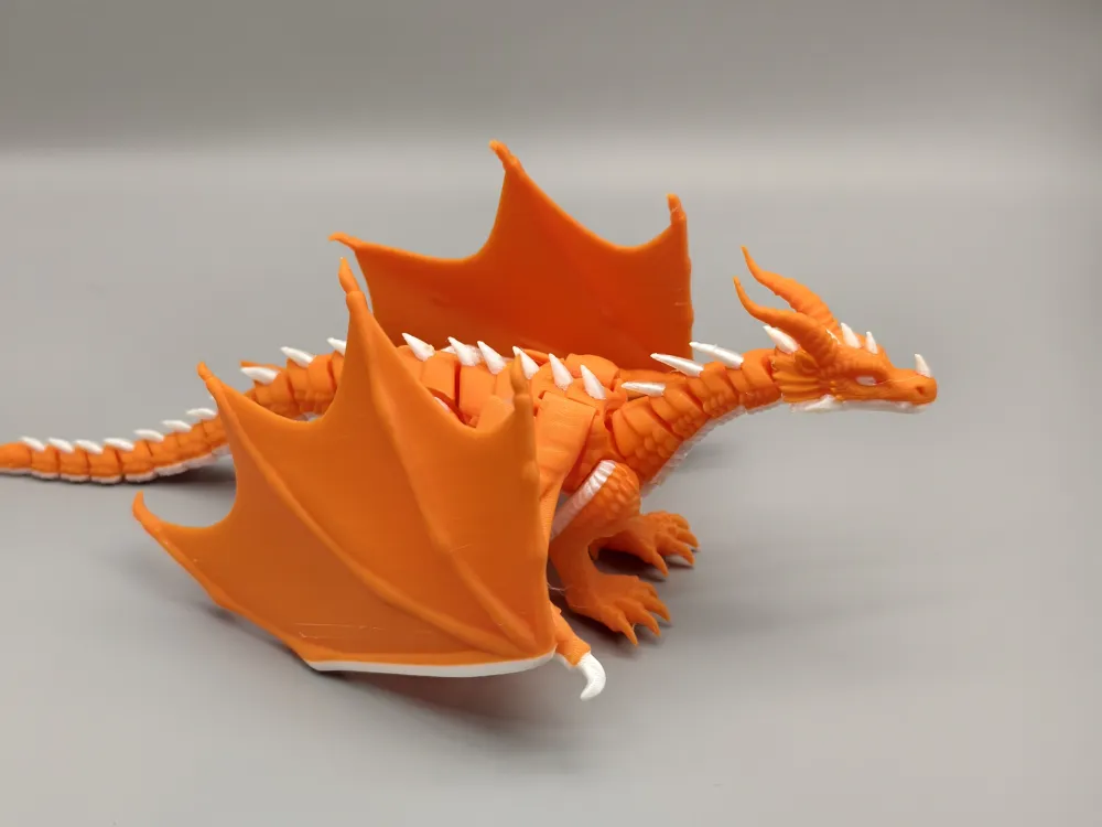 NightWing RainWing hybrid dragon, no supports, A1 mini printable - Free ...