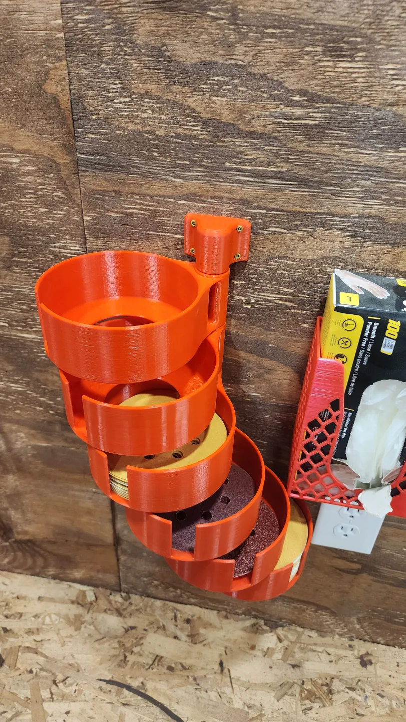 3",5", and 6" Sanding Disk Storage Rack by TMDesigns MakerWorld ...