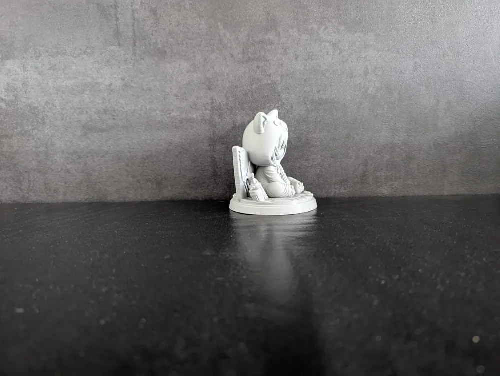 chibi Misaka (AOT) with cat onesie - Free 3D Print Model - MakerWorld