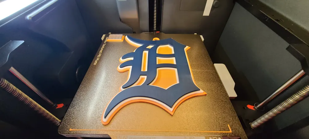 Detroit Tigers Old English D Pendant by ABC3DPRINTS - MakerWorld