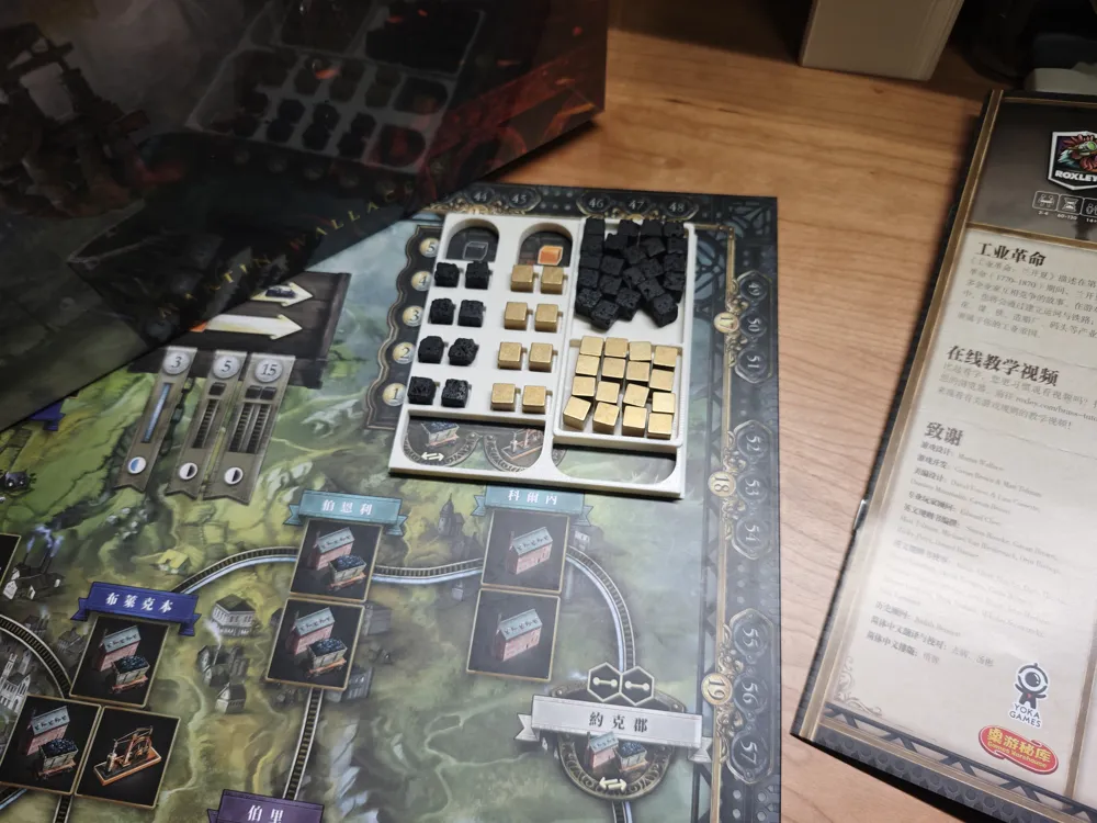 Industrial Revolution Board Game Organizer for Brass: Lancashire Deluxe ...