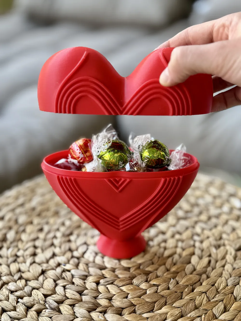 Standing Heart Box - Wedding Gift - Candy Bowl by AdrianS MakerWorld ...