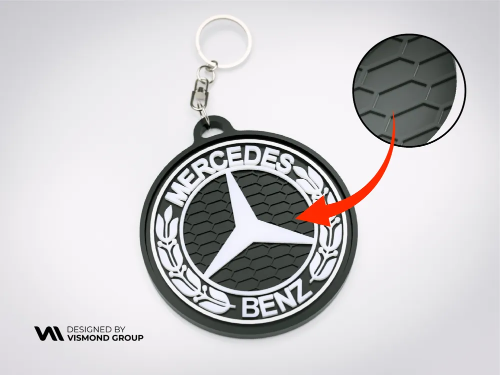 Mercedes Keychain by VISMOND GROUP MakerWorld: Download Free 3D Models