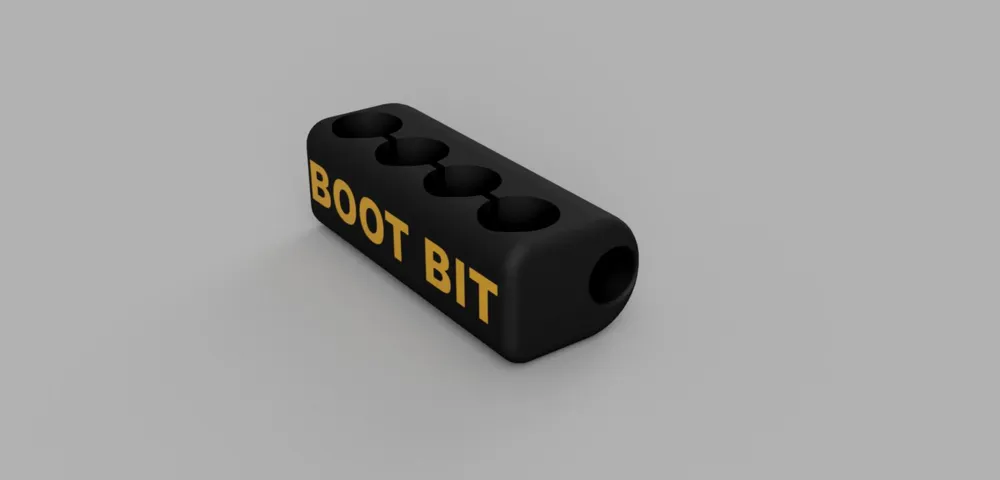 Boot Bit Magnetic Screwdriver Bit Holder v2 by DimensionShift - MakerWorld