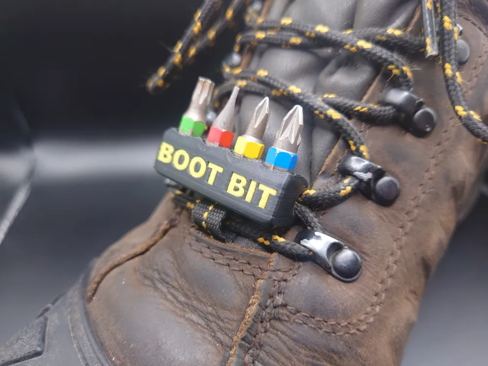 Boot Bit Magnetic Screwdriver Bit Holder v2 by DimensionShift - MakerWorld