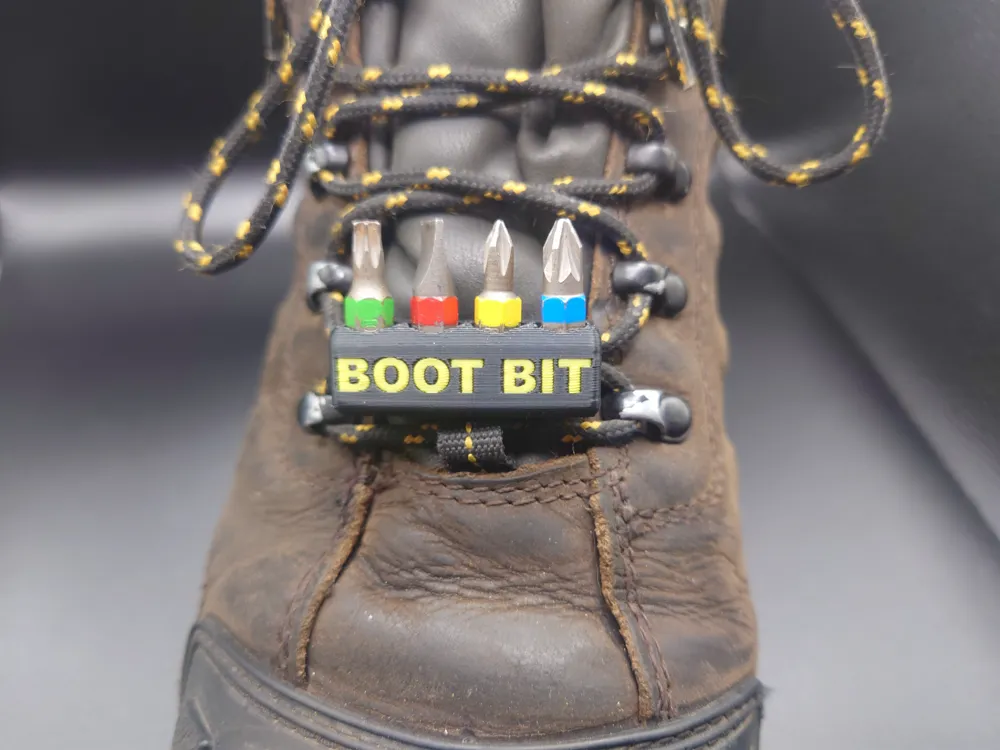 Boot Bit Magnetic Screwdriver Bit Holder v2 by DimensionShift - MakerWorld