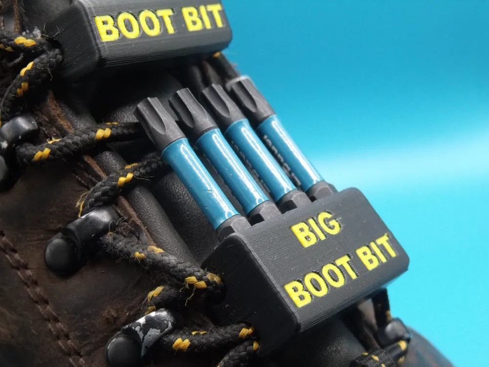 Boot Bit Magnetic Screwdriver Bit Holder v2 by DimensionShift - MakerWorld