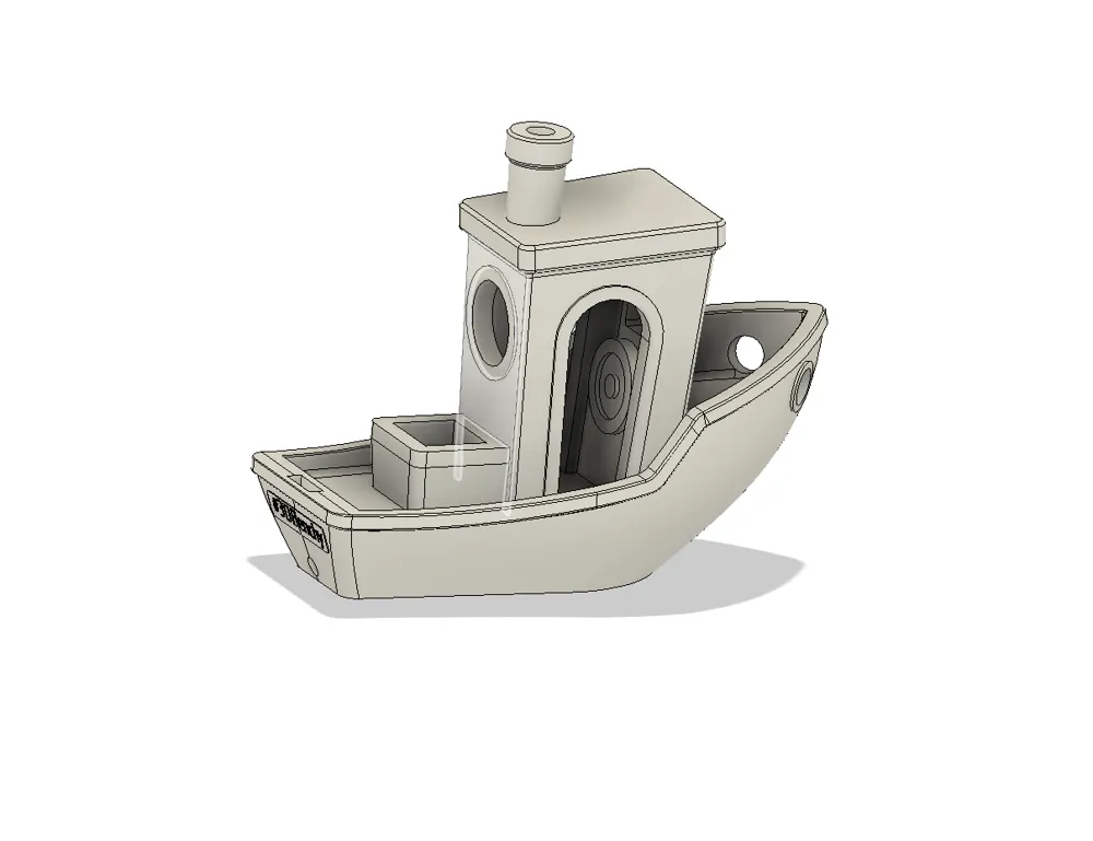 Benchy Boat for Boat Model Kit 010 - Free 3D Print Model - MakerWorld