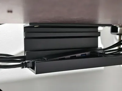 Cable Management - Clean Cable Tray Organizer Hub - Free 3D Print Model ...
