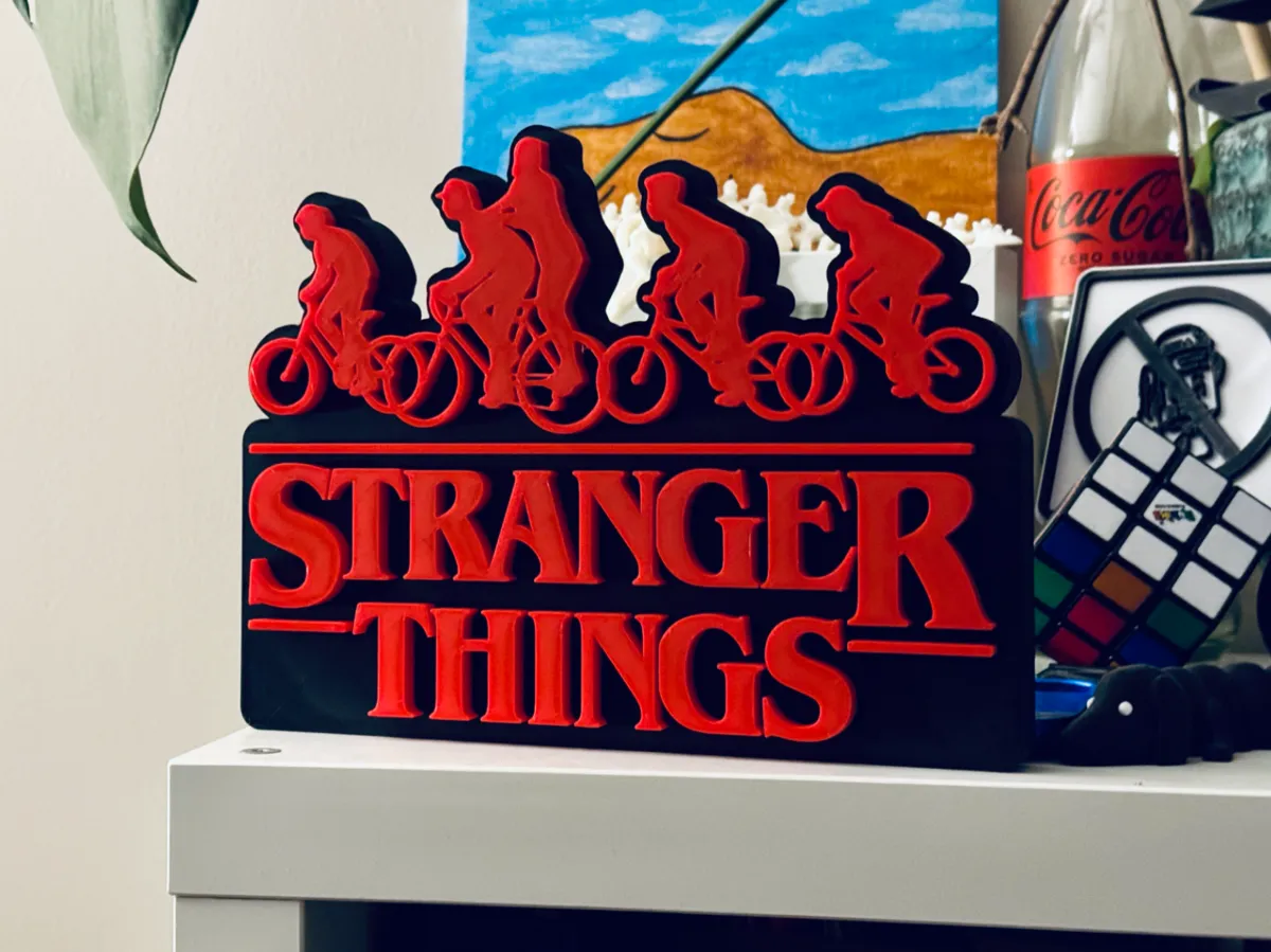 Stranger Things Logo Sign - Shelf/Wall Decoration by Galaxy Of Prints ...