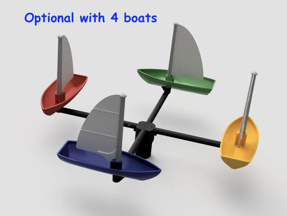 Wind chime sailboat - Free 3D Print Model - MakerWorld