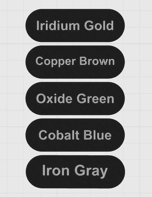 Spool Labels - Filament Colors (109 options) - Free 3D Print Model ...