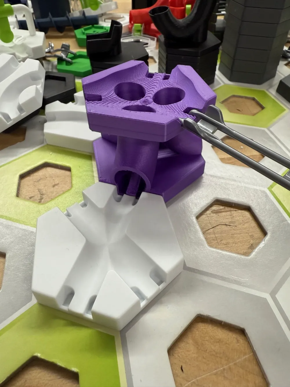 Gravitrax Triple Option Entry-Exit Piece by steven.smitka - MakerWorld