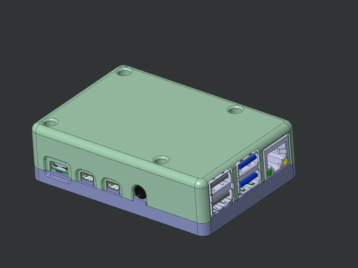 Raspberry Pi 4 Case MK1 - Free 3D Print Model - MakerWorld