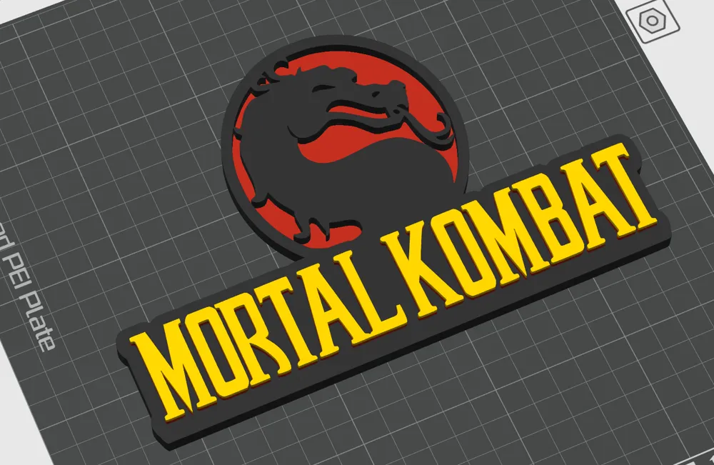 Mortal Combat sign by anton26lk MakerWorld: Download Free 3D Models
