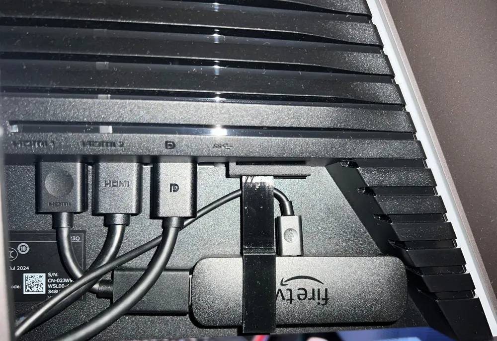 Fire TV Stick Horizontal Monitor Mount - Free 3D Print Model - MakerWorld